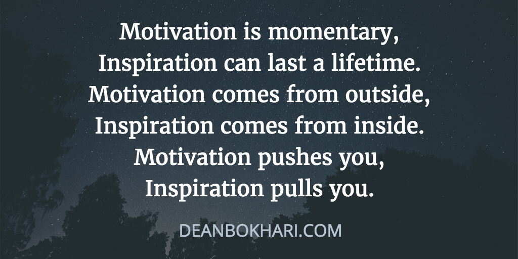 Inspiration vs Motivation – Acceler8Success Cafe
