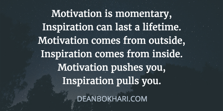 Inspiration vs Motivation – Acceler8Success Cafe